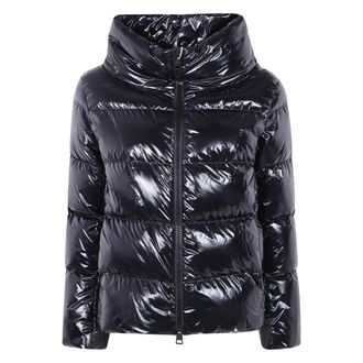 Herno Cappa in Gloss Jacket - Femme - Vestes - Noir - Taille: 36 FR