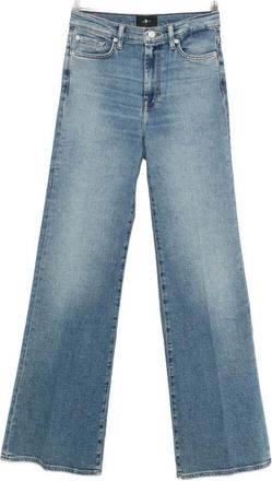 7 For All Mankind Femme, Jeans, Bleu, Taille: W30 Jeans droits