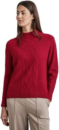Street One Damen Pullover mit Strickmuster