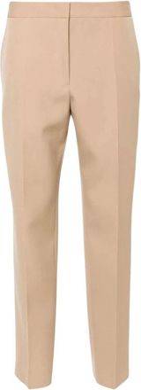 Jil Sander Femme, Pantalons, Beige, Taille: 36 FR Tailored Pantalons