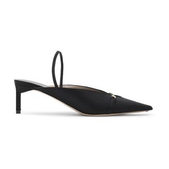 Tom Ford Femme, Chaussures, Noir, Taille: 38 EU Satin Slingback