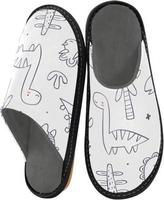 HMZXZ Chaussons mignons en noix de coco pour homme et femme, motif dessin anim&eacute;, pantoufles dint&eacute;rieur, chaussettes pour la maison, la chambre &agrave; coucher, le