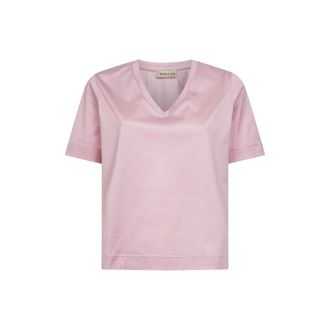 Blanca Vita Femme, Tops, Rose, Taille: 36 FR T-shirt col en V