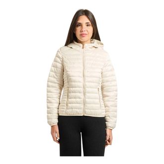 Yes-Zee YES Zee, Femme, Vestes, Beige, Taille: 36 FR Quilted Jacket