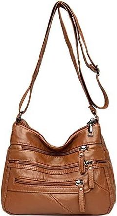 Generic Sac à bandoulière décontracté à bandoulière réglable pour femme, sac en cuir pour femme, sac à bandoulière en cuir, BW2., Taille unique