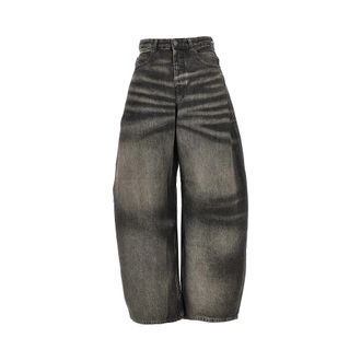 Diesel 1987 D-Khelz Relaxed Fit Jeans - - Jeans - Damen - Grau - W28