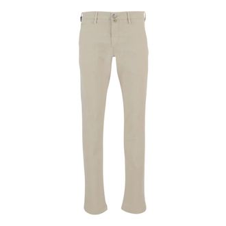 Jacob Cohen Homme, Pantalons, Blanc, Taille: W35 Bobby Slim Chino Pants