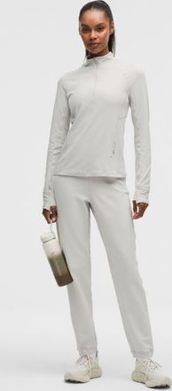 lululemon Adapted State Thermo-Jogger mit hohem Bund f&uuml;r Frauen - Gr&ouml;&szlig;e 10 in Dove Grey