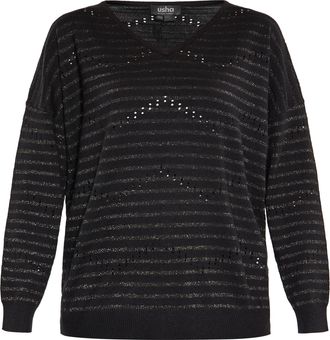 Usha Zur Seite fahren Damen schwarz