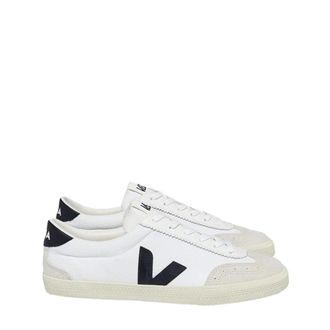 Veja Femme, Chaussures, Blanc, Taille: 40 EU Volley Cotton Canvas Baskets