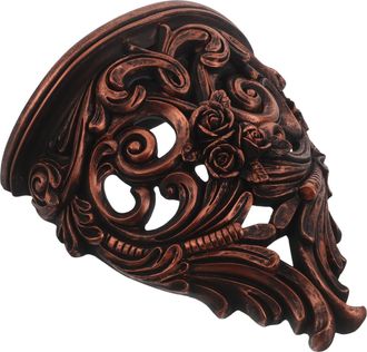 Valiclud Schwebendes Wandregal im Viktorianischen Stil aus Robustem Kunstharz Platzsparendes H&auml;ngeregal f&uuml;r Wohnzimmer Flur und Eingangsbereich Geometrisches D