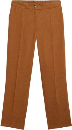 Oltre Femme, Pantalons, Beige, Taille: 50 FR Pantalon en velours côtelé Regular