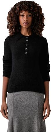 Patrizia Pepe Pull Polo - Femme - Pulls - Noir - Taille: 38 FR