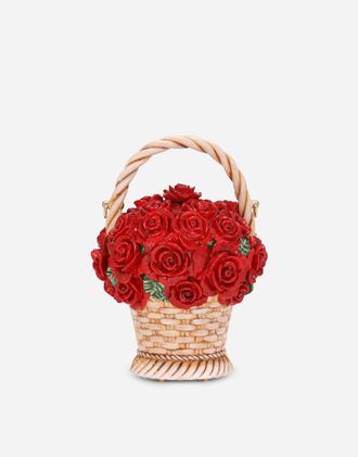 Dolce & Gabbana Dolce Box Basket Handbag - Frau Handtaschen Multicolor Onesize