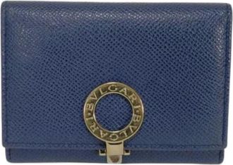 Bulgari unisex, Pre-owned, Bleu, Taille: ONE Size Porte-cartes Vintage doccasion