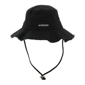 Jacquemus unisex, Accessoires, Noir, Taille: 60 CM Le Bob Artichaut Bucket Hat