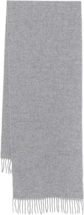 Lauren Ralph Lauren Schal mit Logo-Stickerei - Grau