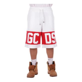 GCDS Gcds, Herren, Shorts, Wei&szlig;, MGr&ouml;&szlig;e