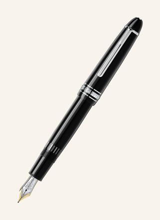 Montblanc Kolbenf&uuml;llfederhalter Meisterst&uuml;ck Le Grand Platinum Line schwarz