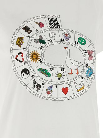 Moschino Gioco dellOca Print T-Shirt - White