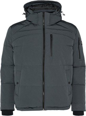s.Oliver Winterjacke Outdoor-Jacke Wasserabweisende Steppjacke mit abnehmbarer Kapuze