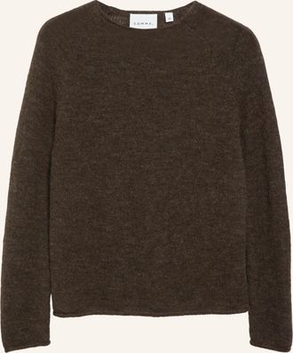 Comma Comma Strickpullover braun