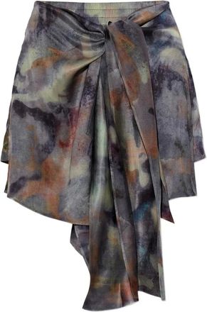 Diesel Femme, Jupes, Multicolore, Taille: 36 FR S-Talia Knotted Skort