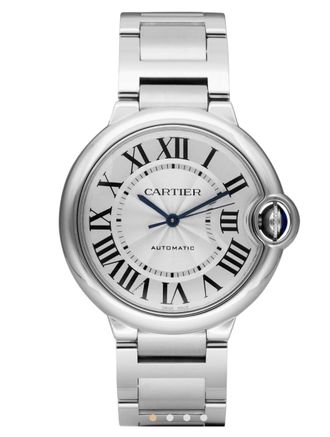 Cartier Silver Ballon Bleu 36mm Watch