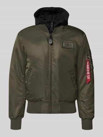 Alpha Industries Bomberjacke mit Rei&szlig;verschlusstasche am &Auml;rmel