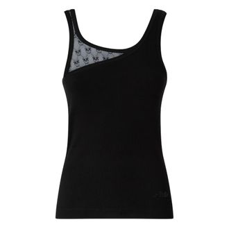 Pinko Pinko, Femme, Tops, Noir, Taille: 42 FR Agner Top