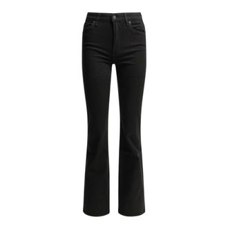 7 For All Mankind High-Waisted Flare Jeans - - Jeans - Damen - Schwarzk - W28
