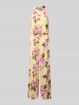 Vera Mont Regular Fit Jumpsuit mit floralem Allover-Print