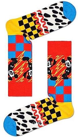 Happy Socks Mickey-time Chaussettes Disney, Rouge/Multi Petit/moyen