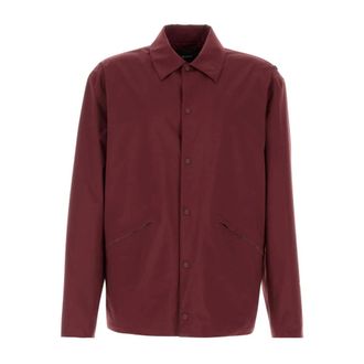 Herno Homme, Vestes, Rouge, Taille: XL Nylon Jacket