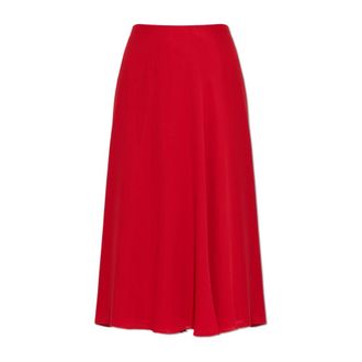 Valentino Garavani Femme, Jupes, Rouge, Taille: 40 FR Jupe en soie