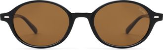 Sojos Retro Oval Polarisierte Sonnenbrille Damen Herren Vintage Trendy Rund 90s Sonnerbrillen mit UV400 Schutz SJ2611