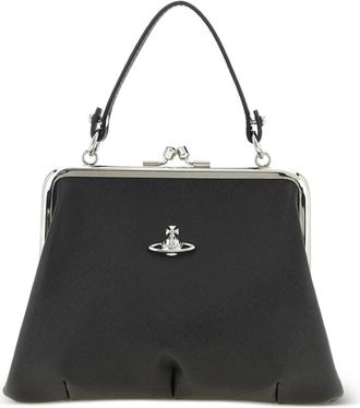 Vivienne Westwood Femme, Sacs, Noir, Taille: ONE Size Sac &agrave; main Granny Frame