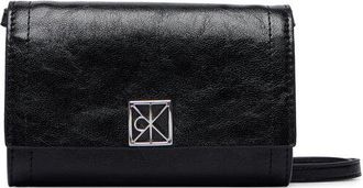 Calvin Klein Handtasche Emblem Wallet On Strap LV04F1218G Schwarz