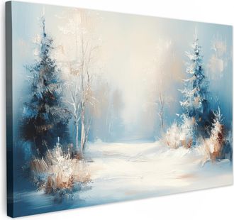 MuchoWow © Weihnachtsdeko Leinwandbild Groß 120x80 cm XXL Dekoration Wohnzimmer Bilder Pictures Weihnachtsgeschenke Decoration Living Room Deko Moderne Bild Ge