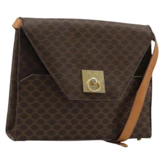 Celine Pre-owned Vintage Canvas Shoulder Bag - - Pre-owned - Damen - Braun - ONE SIZE