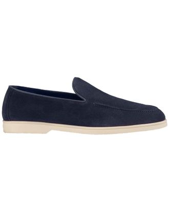 Doucal's Leichte Slipper Newman aus Veloursleder mit Sneaker-Sohle in