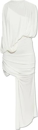 CHRISTOPHER ESBER Femme, Robes, Blanc, Taille: 34 FR Cumulus Tucked Mini Dress