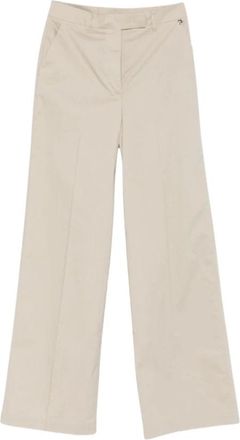 Liu Jo Femme, Pantalons, Beige, Taille: 40 FR Wide Pantalons