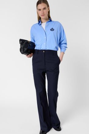 Gerard Darel Pantalon flare de tailleur - ALIYAH - Marine