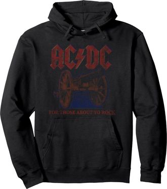 AC/DC Offizielles AC/DC For Those About To Rock Kanone Band Pullover Hoodie