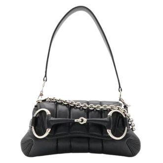 Gucci Sac bandouli&egrave;re vintage Pre-owned - Femme - Pre-owned - Noir - Taille: ONE Size