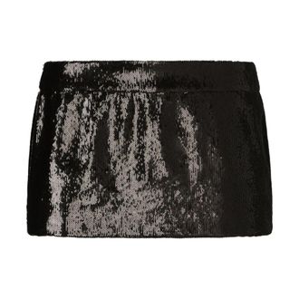 Dolce & Gabbana Sequin Mini Skirt - - Skirts - Damen - Schwarzk - L