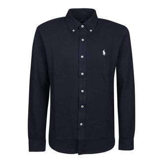 Polo Ralph Lauren Homme, Chemises, Bleu, Taille: L Long Sleeve Sport Shirt