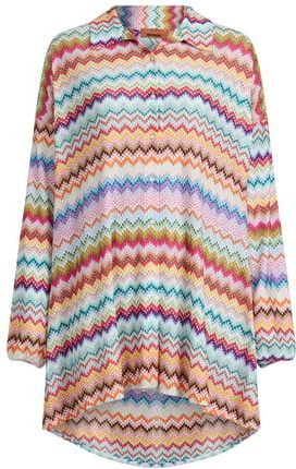 Missoni Haut boutonn&eacute; &agrave; motif zigzag