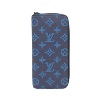 Louis Vuitton Pre-owned Monogram Shadow Long Wallet - - Pre-owned - Herren - Blau - ONE SIZE